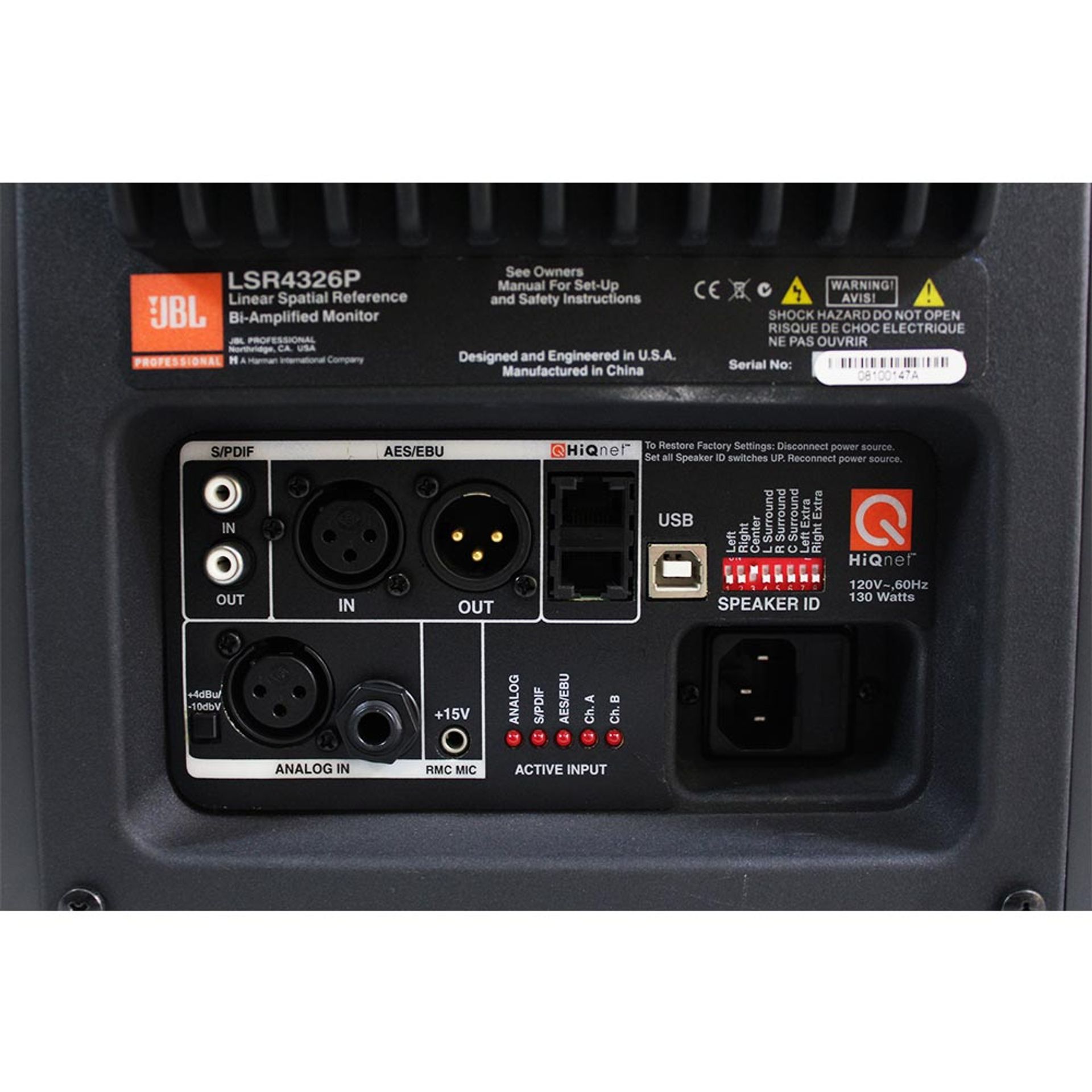 MONITOR JBL LSR 4326P 150W (USADO) - X5Music