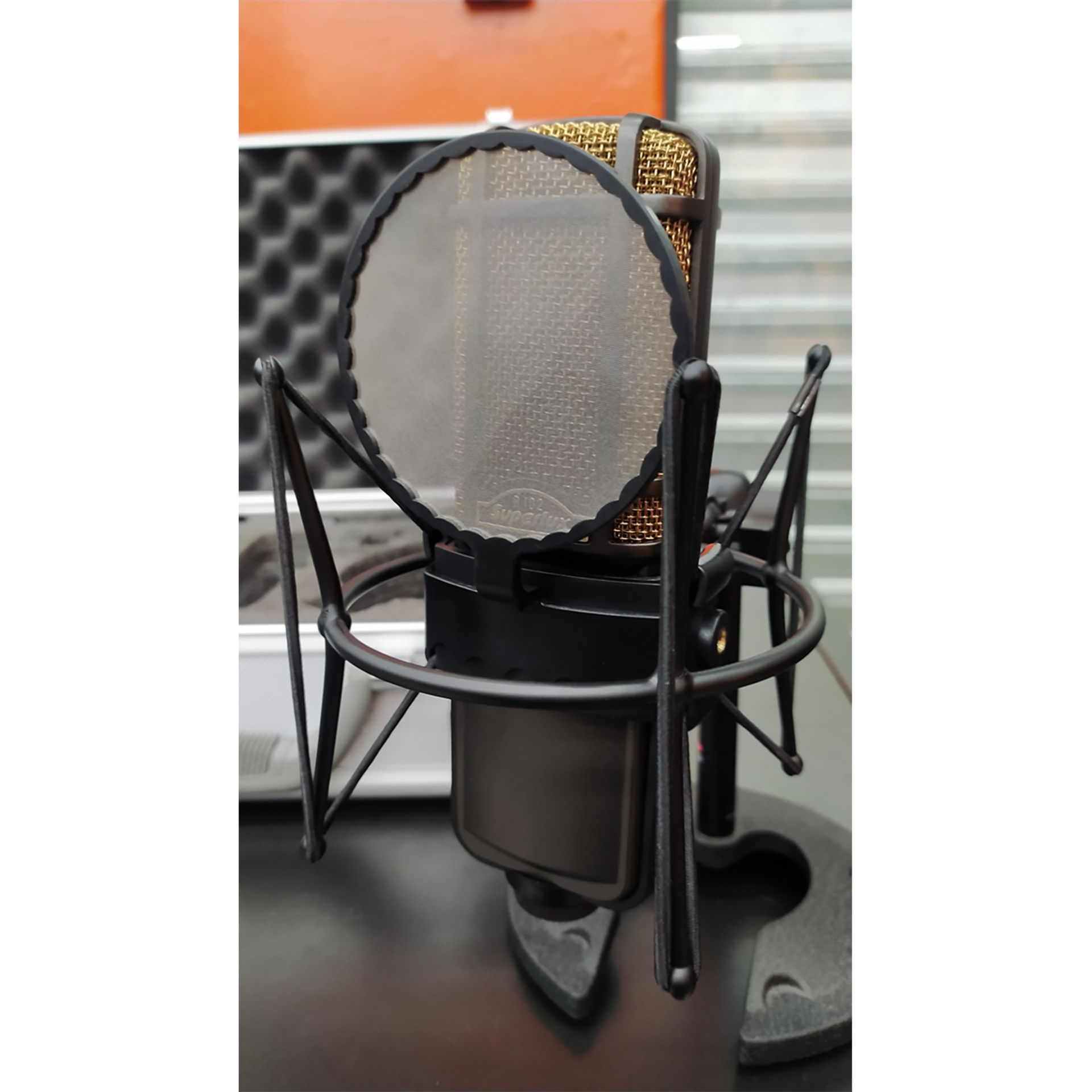 MICROFONE SUPERLUX R102 GRAVAÇÃO CONDENSADOR FITA CLÁSSICA PARA ESTUDIO ...