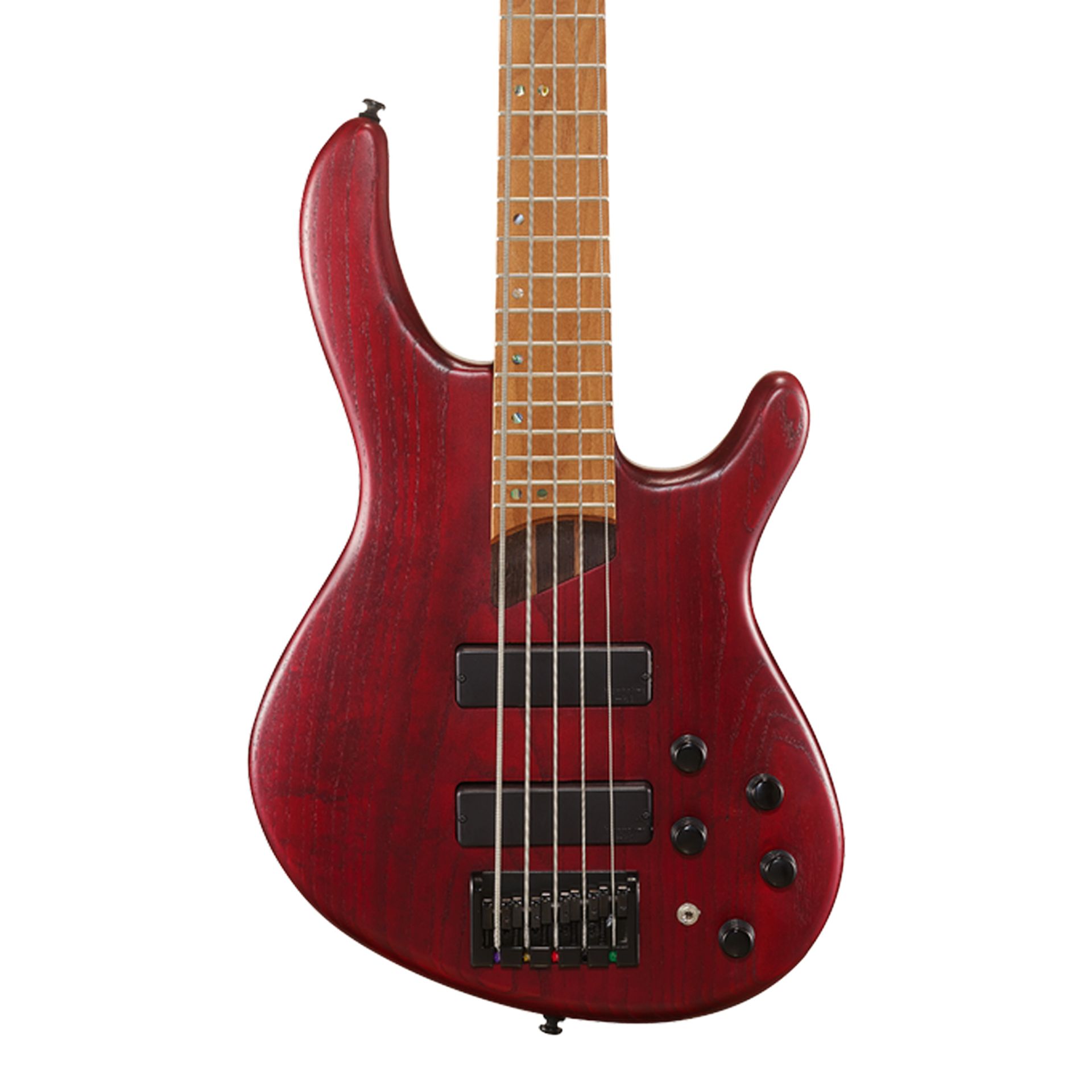 BAIXO CORT B5 PLUS OPBR OPEN PORE BURGUNDY RED - X5Music