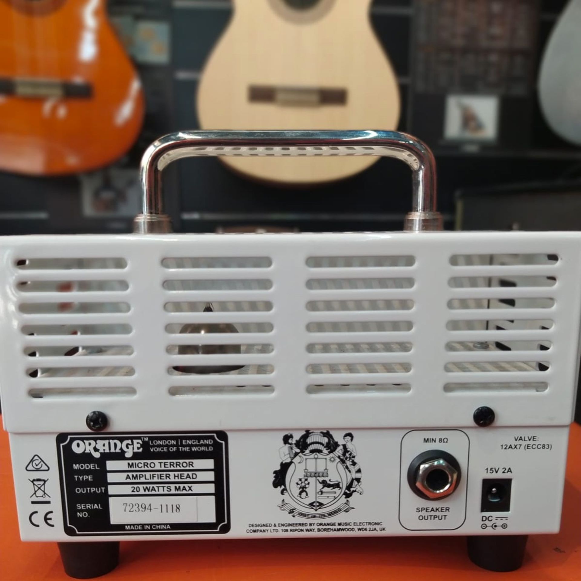 AMPLIFICADOR MINI STACK ORANGE MICRO TERROR COM GABINETE MT20 USADO - X5Music