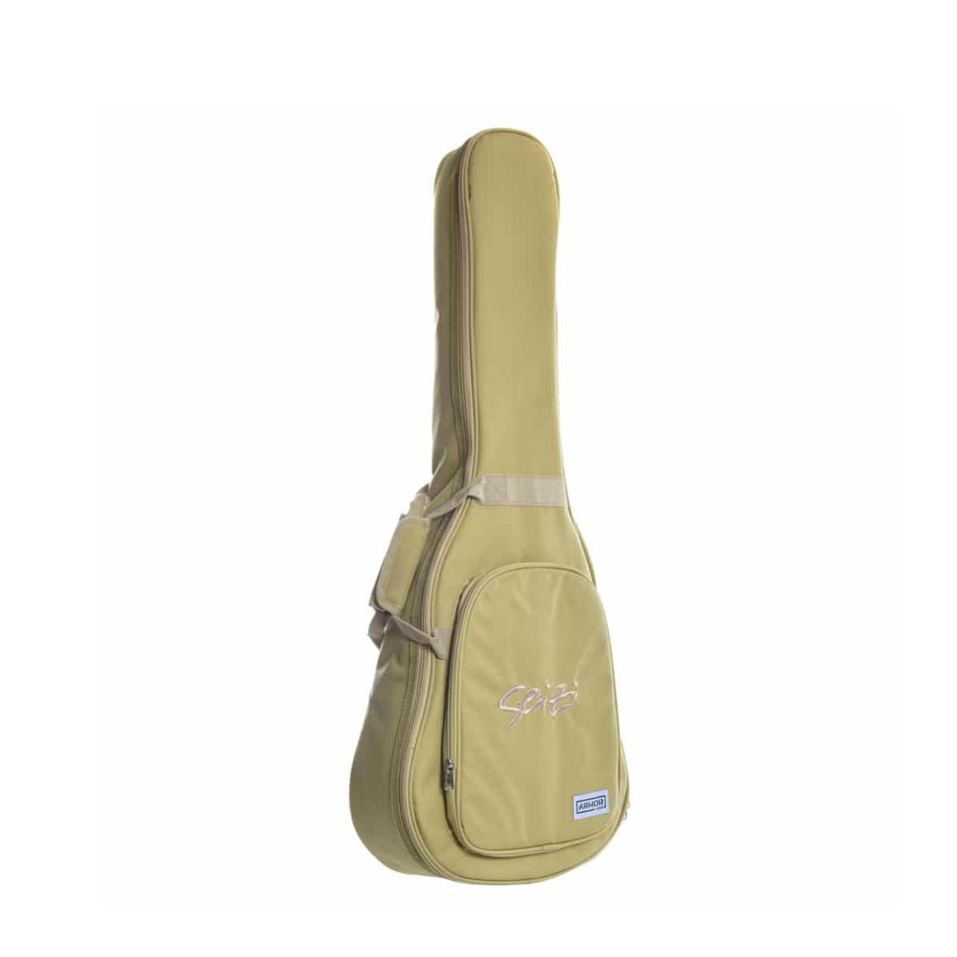 VIOLÃO SEIZI NEO OSAKA MIRAI ELÉTRICO NYLON NATURAL SATIN COM BAG - X5Music