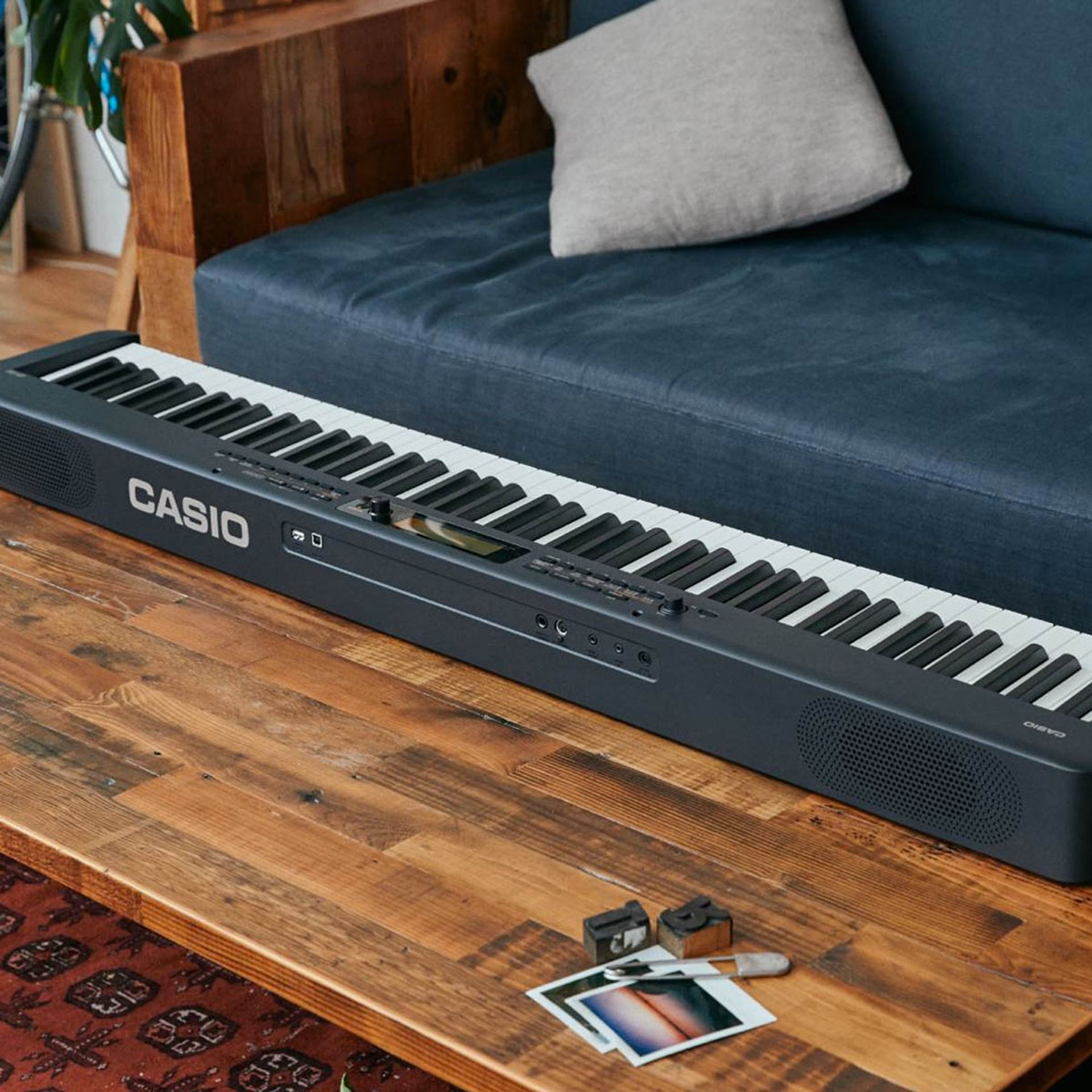 PIANO DIGITAL CASIO CDP-S360BKC2 BR PRETO COM 88 TECLAS - X5Music