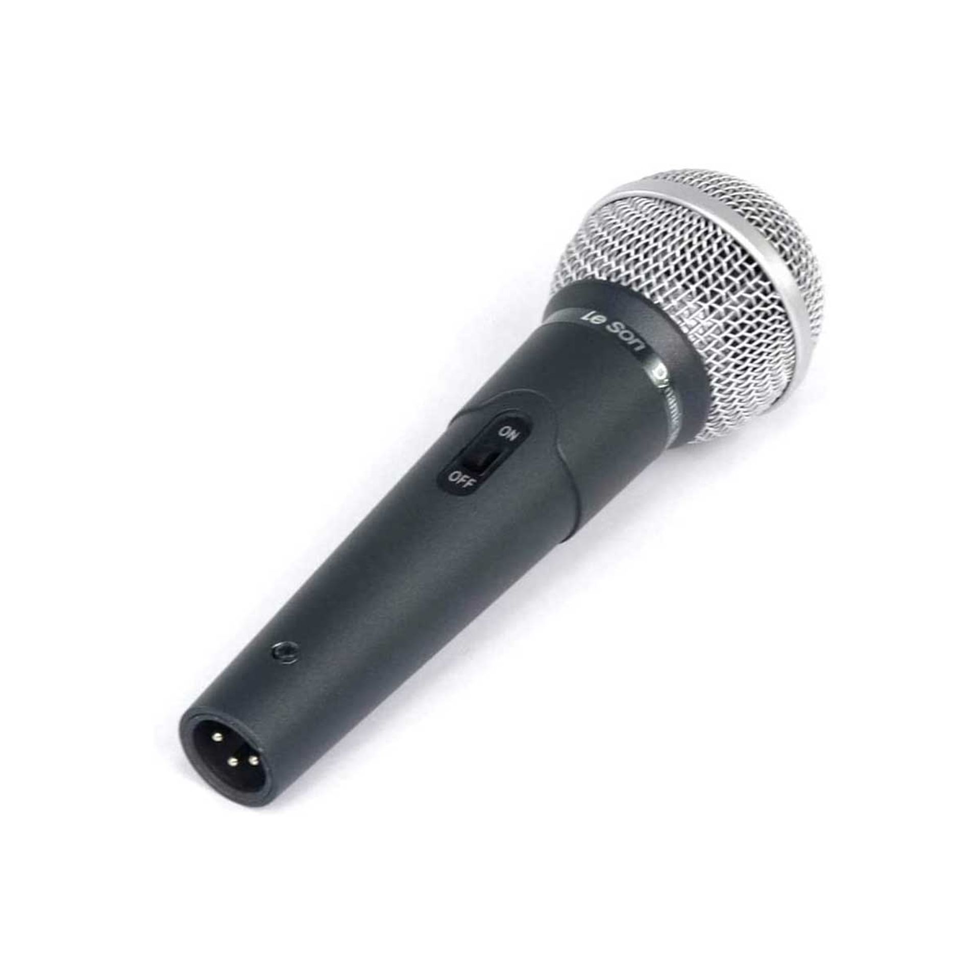 MICROFONE LESON LS-58 DINAMICO COM CABO CHUMBO - X5Music