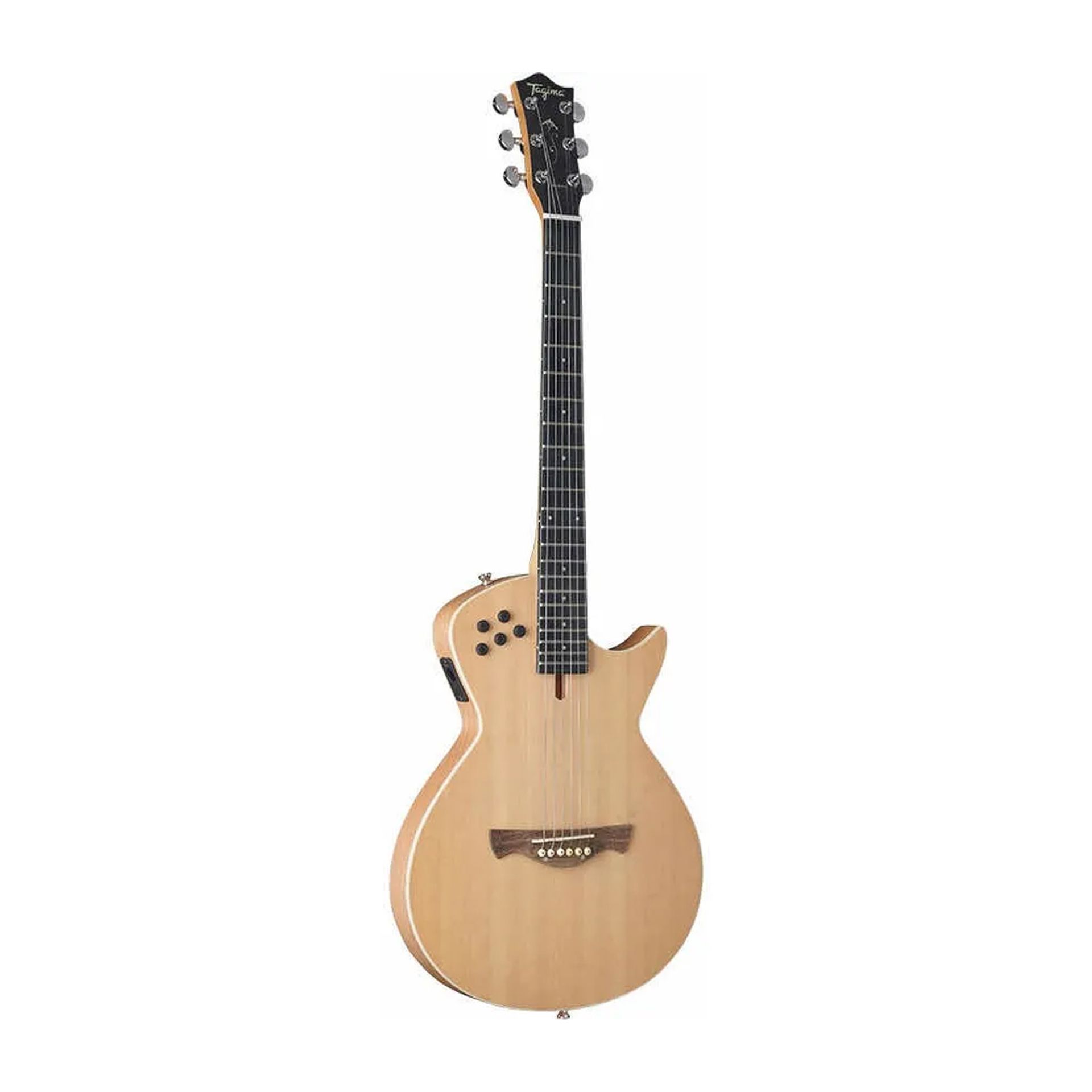 VIOLÃO TAGIMA MODENA ST SOLID EQ AÇO NATURAL SATIN - X5Music